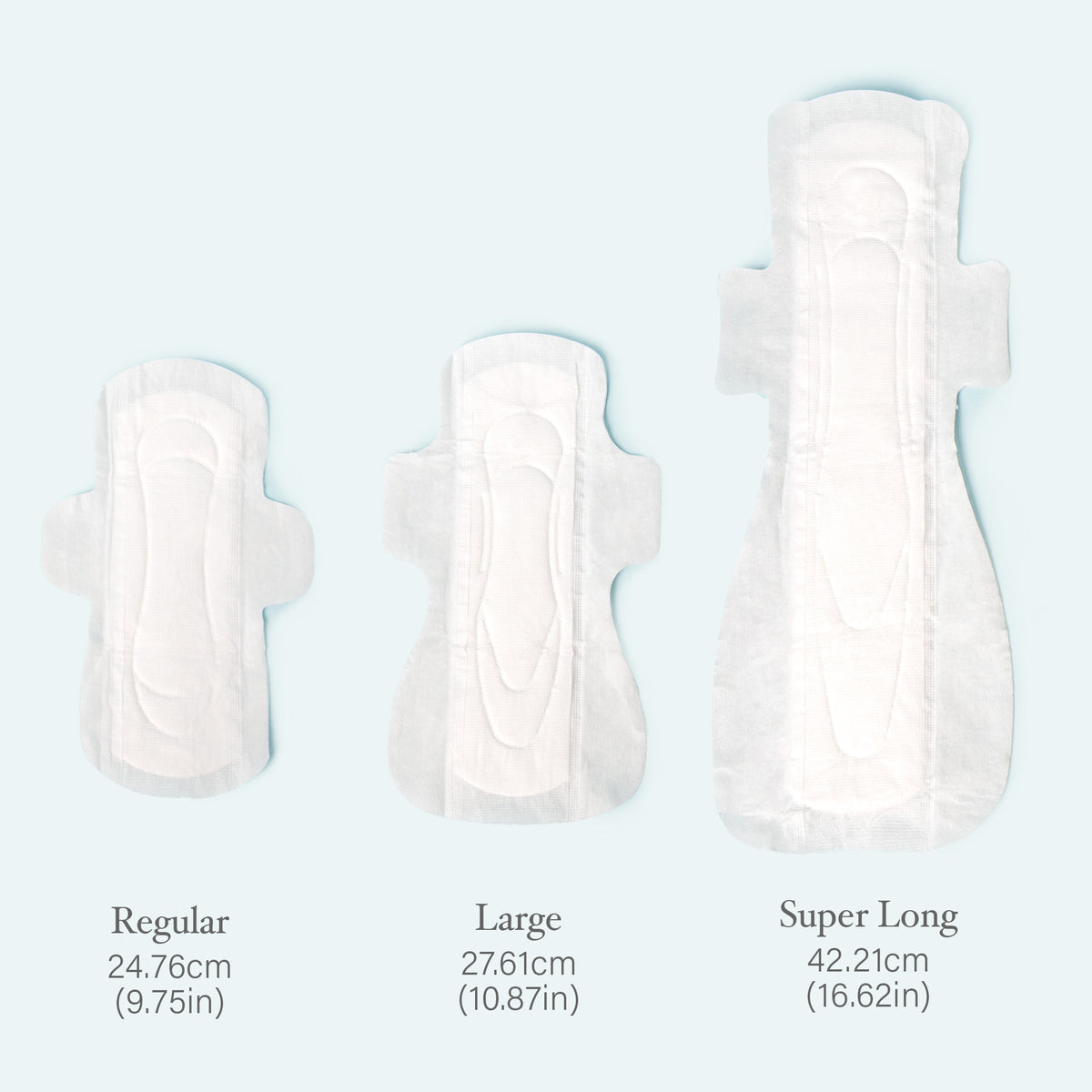 LIVLIT I Large Pad, 100% Organic Cotton, Zero Chemical (No SAP)